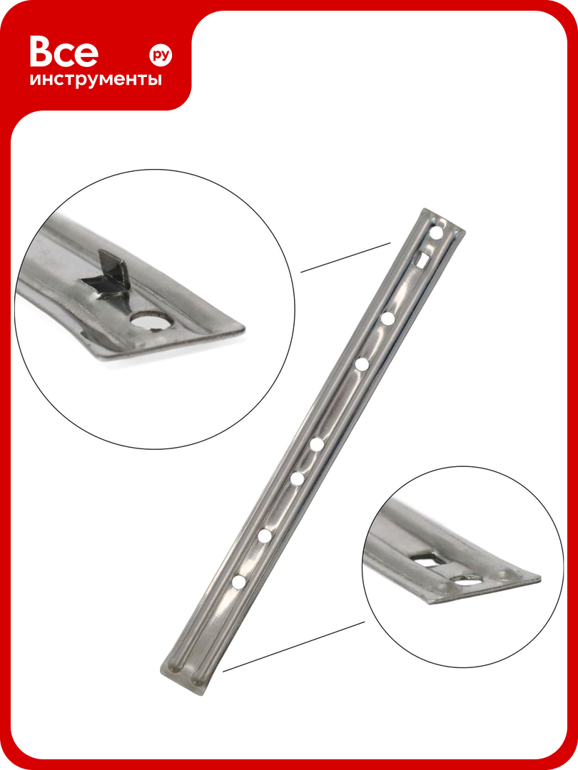 Крепеж из нержавеющей стали ДекТай Змейка Дорога 200 ДНС 100 шт. 200ДНС 100, 6 мм