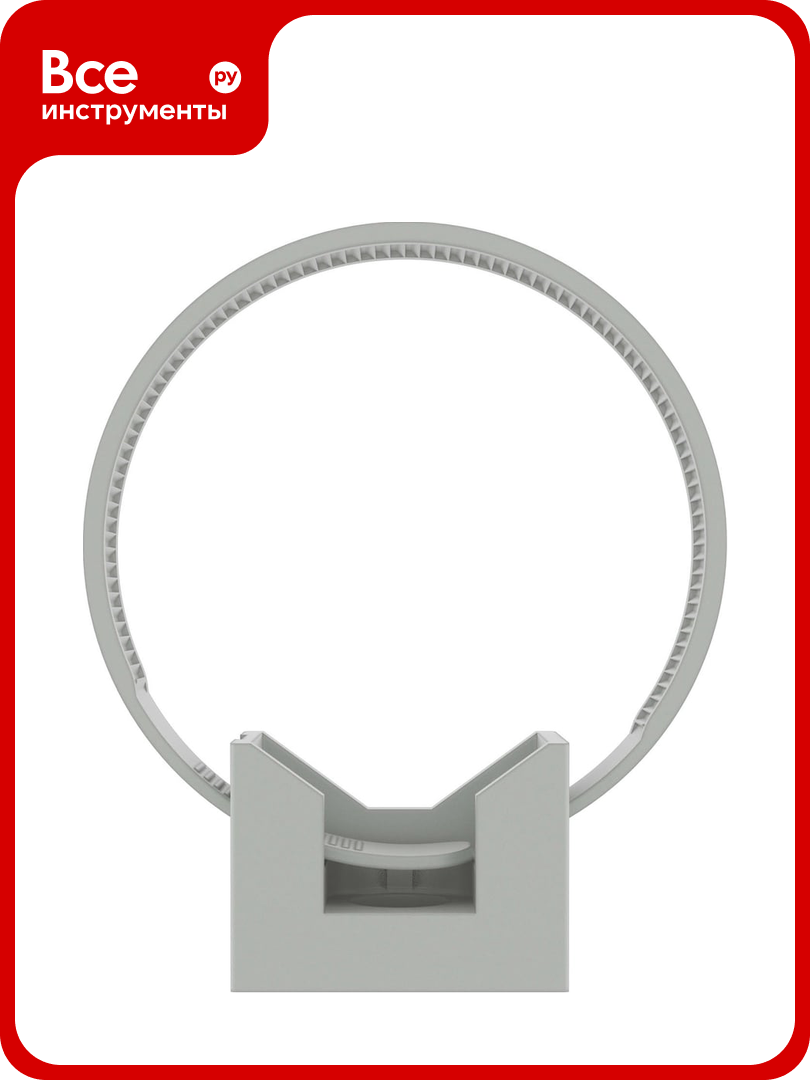 Держатель с хомутиком DKC, d25 - 63мм 100шт. 51263DIY надежной конструкции