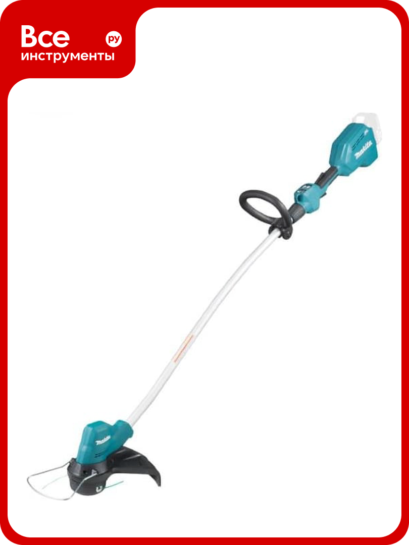 Аккумуляторный триммер Makita LXT DUR189Z, регулируемый, 240 Вт, 300 мм, бесщеточный двигатель, антивибрационная система