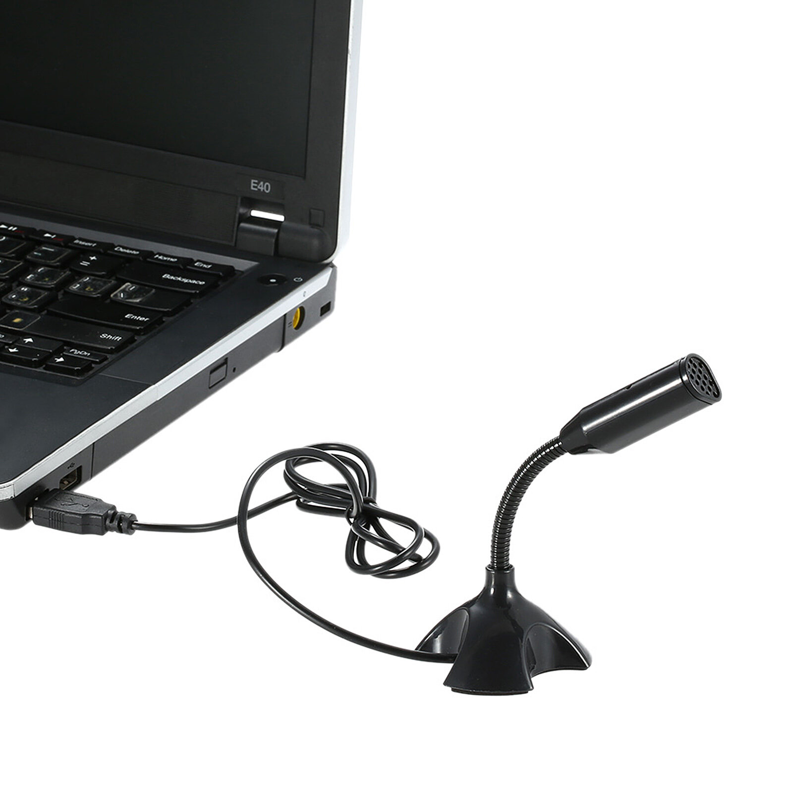 USB-микрофон для настольного ПК, регулируемый на 360 , микрофон для записи голоса для общения в чате с USB-подключением для Mac и ПК