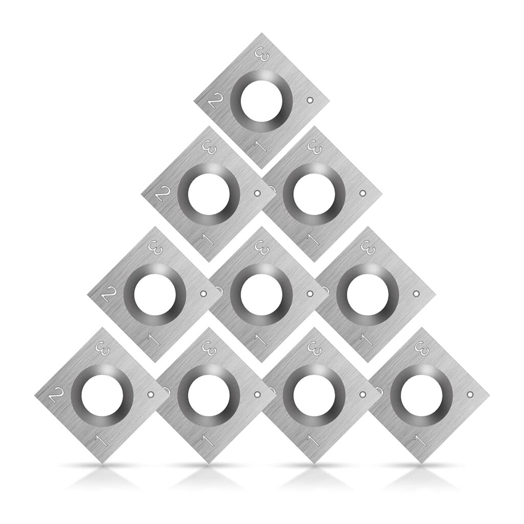 10 шт. твердосплавные вставки для токарных резцов по дереву 15x15x2,5 мм-R50 термостойкие токарные инструменты по дереву