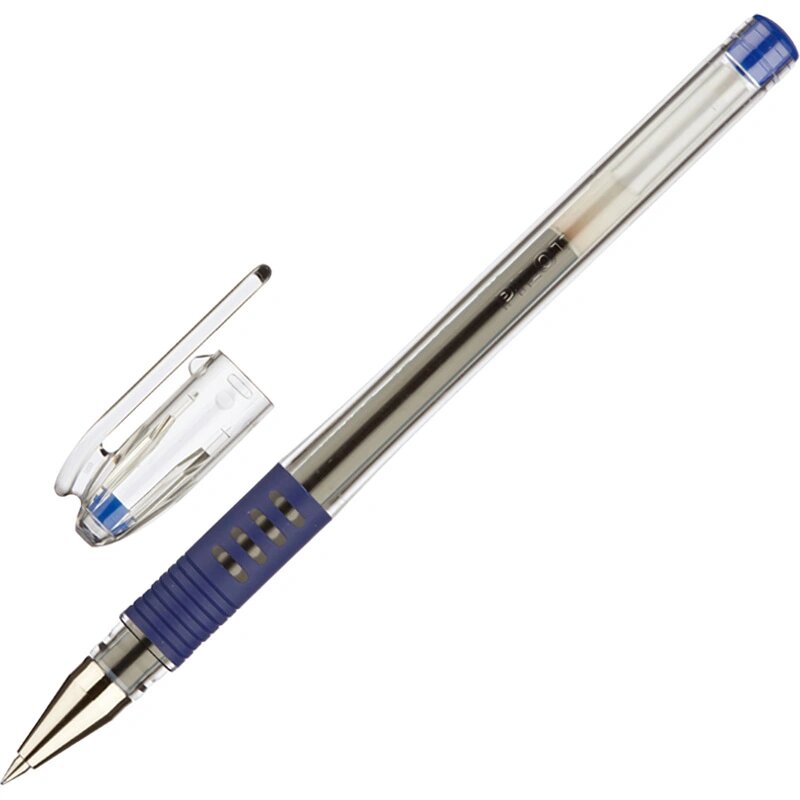 Ручка гелевая неавтомат. PILOT BLGP-G1-5 резин. манжет. синяя 0,3мм