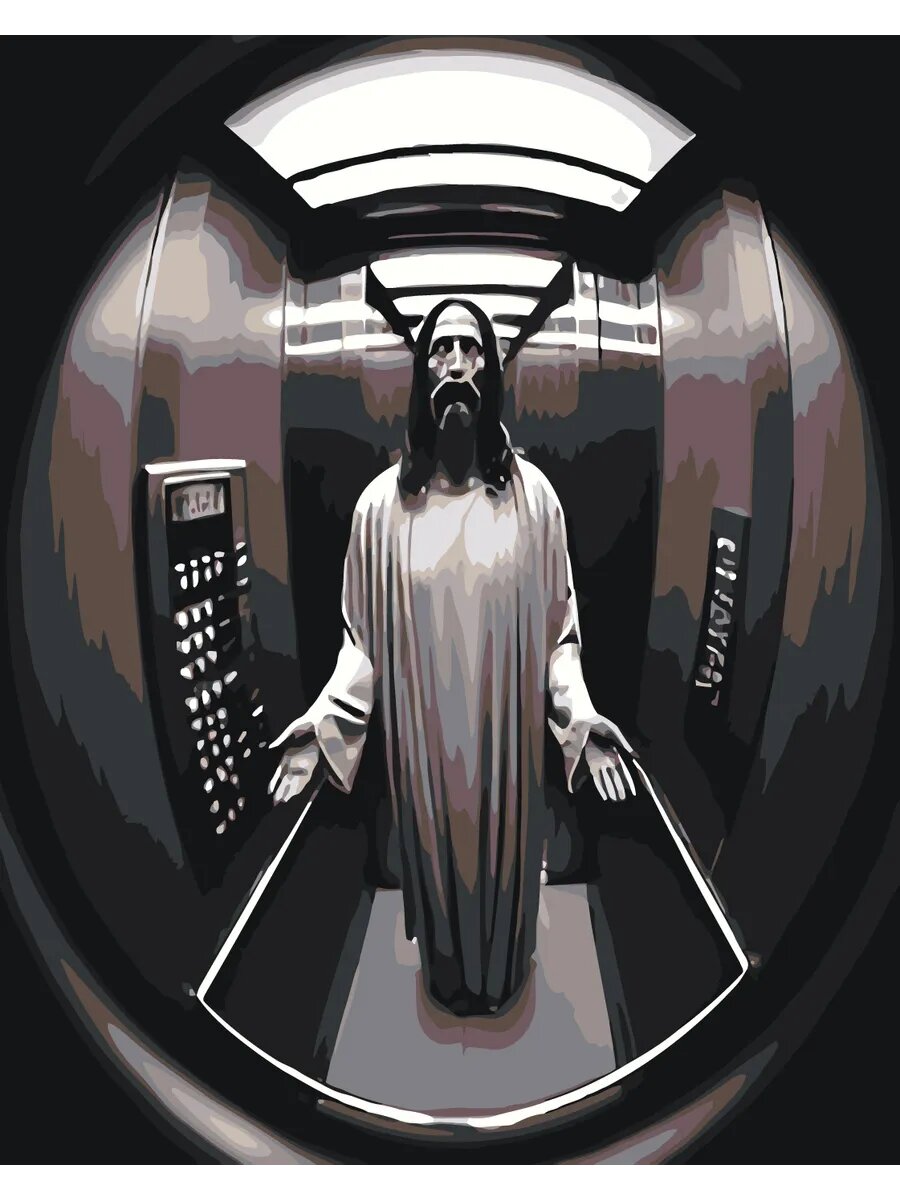 Картина по номерам Иисус Христа Тусовные Религия