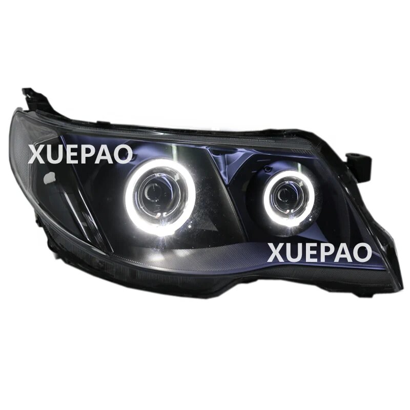 Автомобильные фары для SUBARU Forester 2008-2012 светодиодный Автомобильная фара в сборе обновленная Высокая настройка Комплект аксессуаров для объектива проектора 2pieces Laser Lights