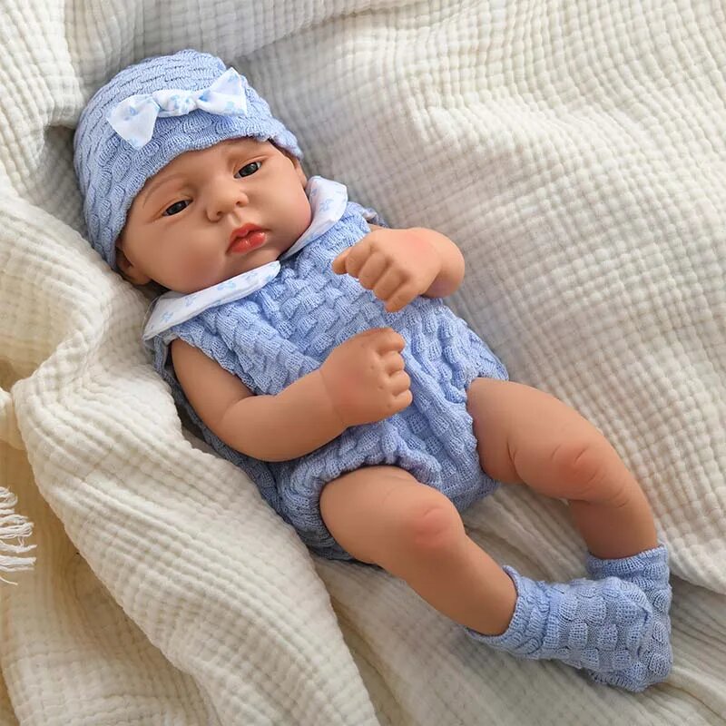 Кукла Reborn 40 см, виниловая, цвет sweaterBL