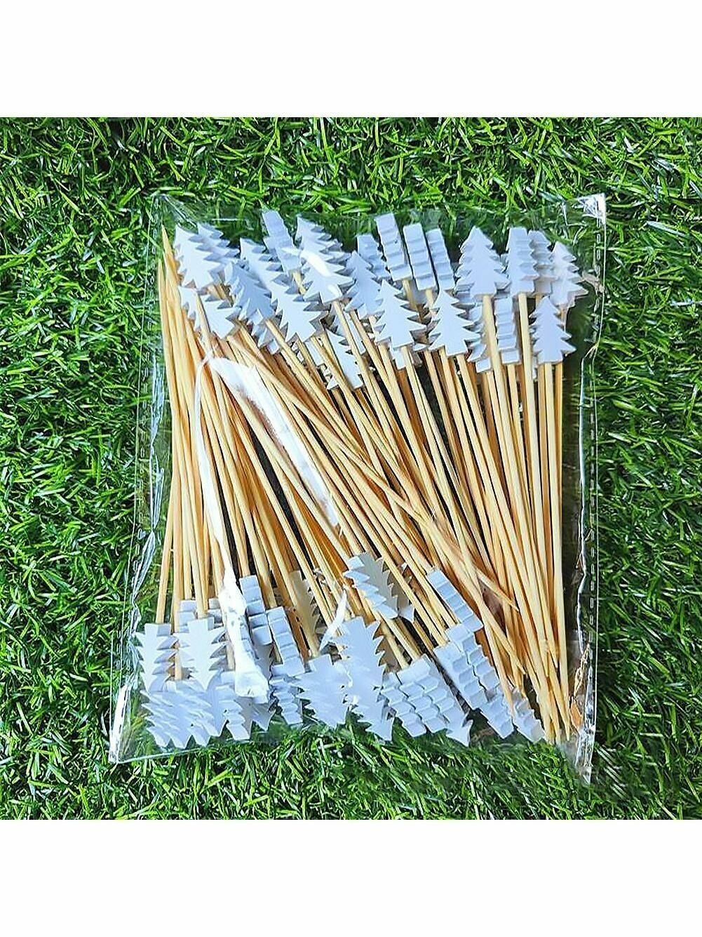 Столовые приборы одноразовые Вилка для фруктов