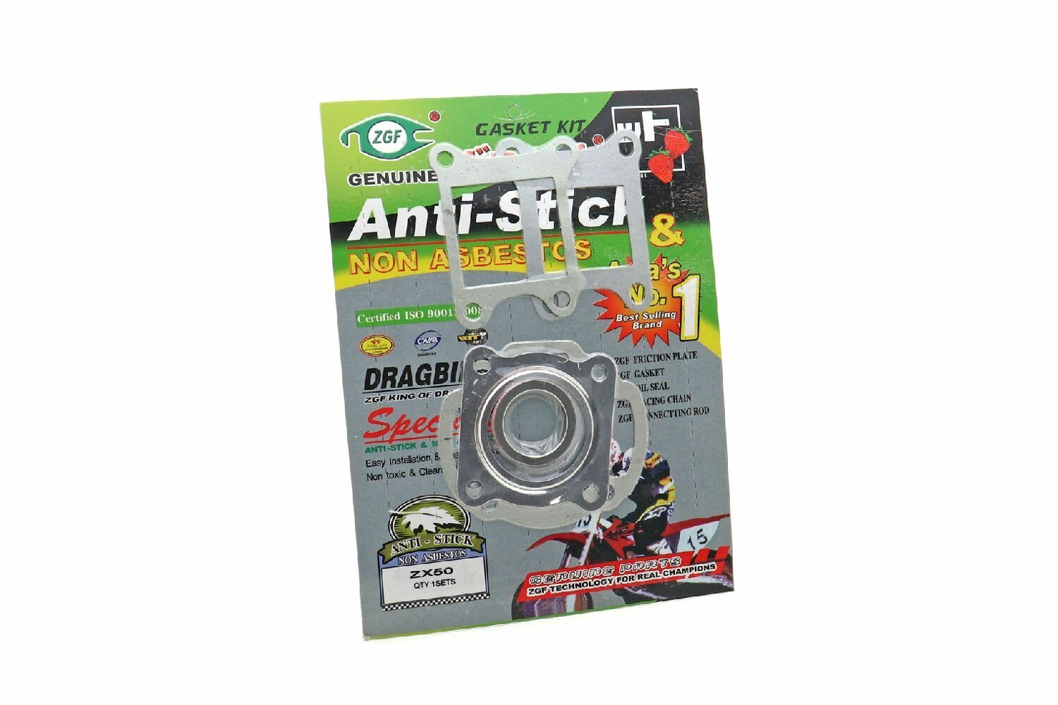 Набор прокладок ЦПГ HONDA Dio ZX50 AF34/35 (5шт) 40мм