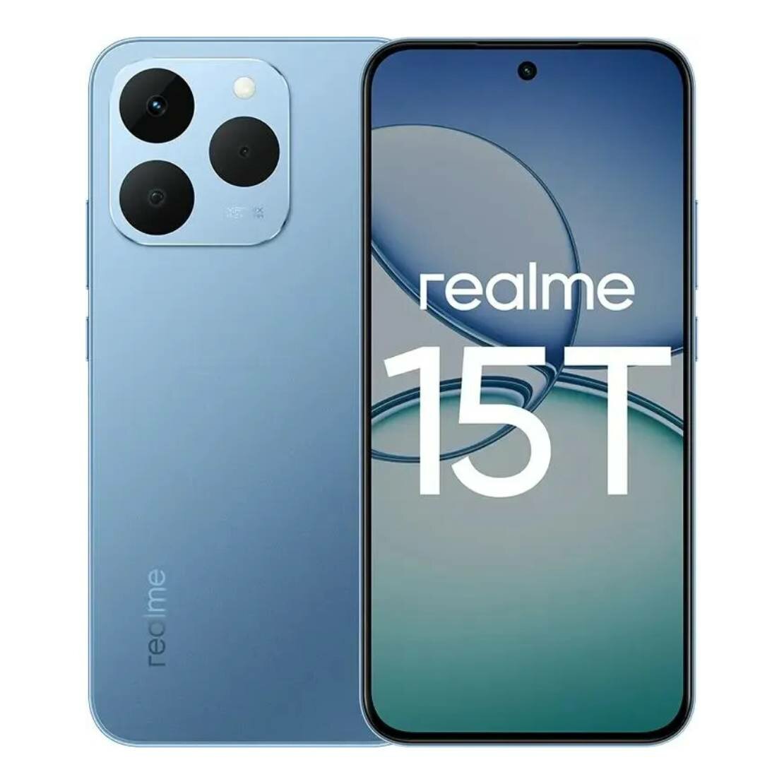 Смартфон Realme RMX5111 15T 256Gb/12Gb, AMOLED, 2372 × 1080, Android 15, 7000 мАч, голубой