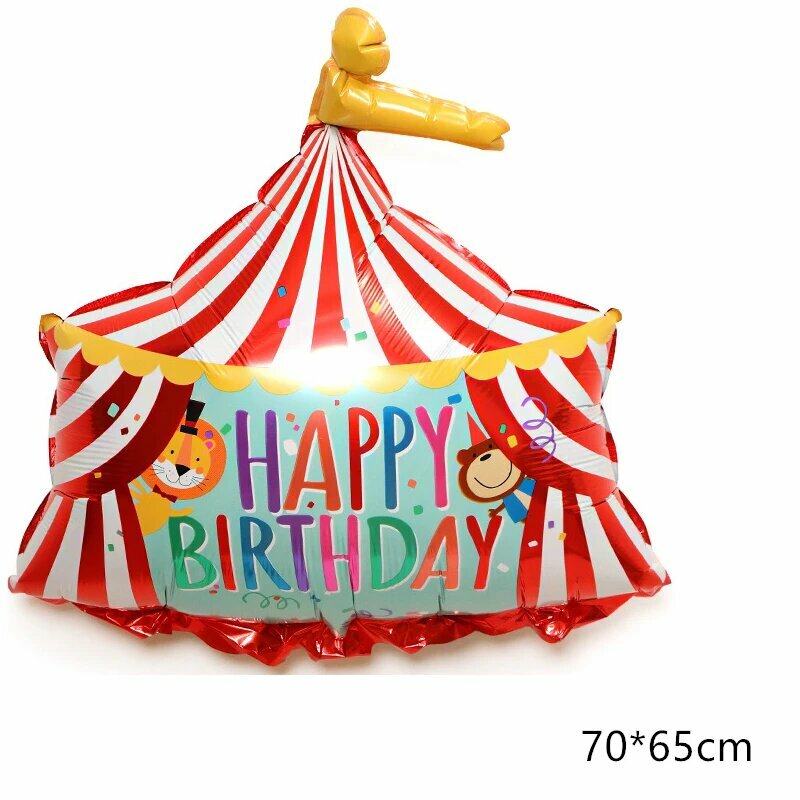Шарик-цирк "Happy Birthday", 70*65 см, цвет Birthday stage