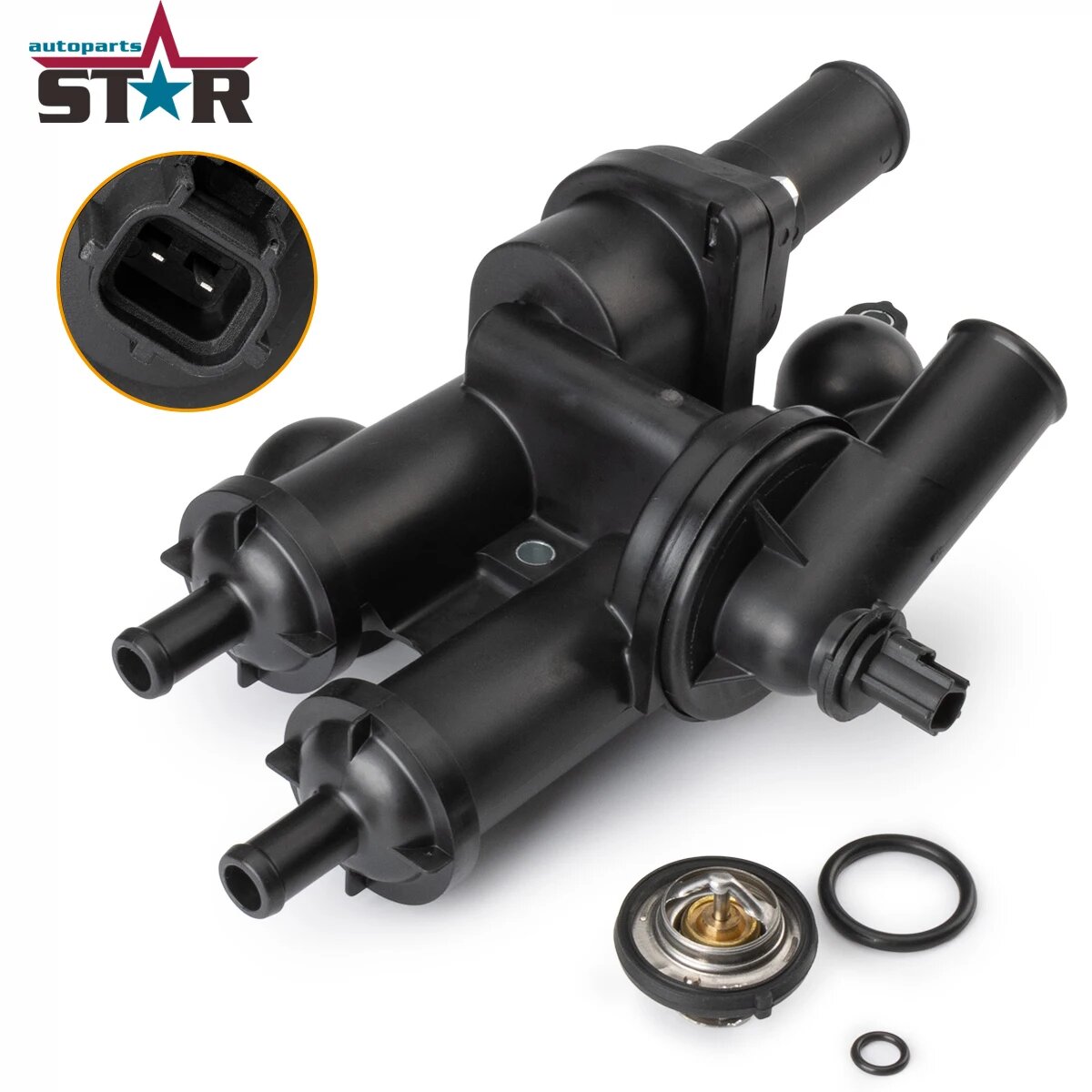 Комплект корпуса термостата 902319 для Chrysler 200 Sebring Dodge Avenger Journey Caliber Jeep Patriot 68003582AB 55111016AD