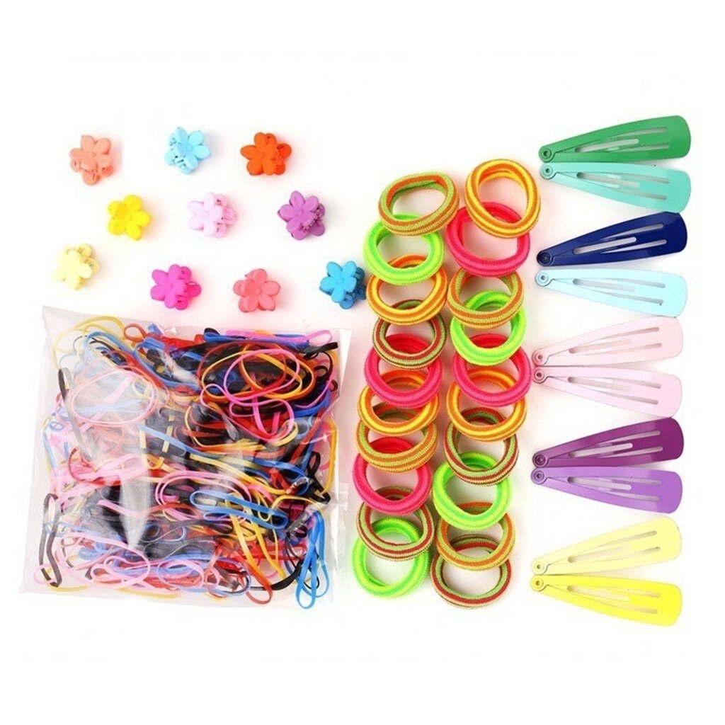 2024 Связанные с волосами набор красочных шпильков для волос для женщин.