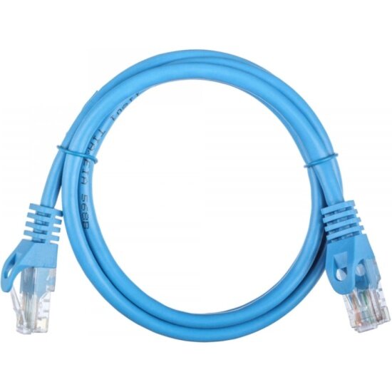Патч-корд Acd LPU5E-10L Cat5e UTP 24AWG 4Pair, 7/0.18мм CCA Синий,1.0м