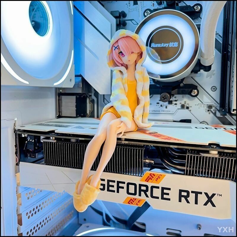 Аниме фигурка Юкино Юкиношита на видеокарту, в коробке, 14 см