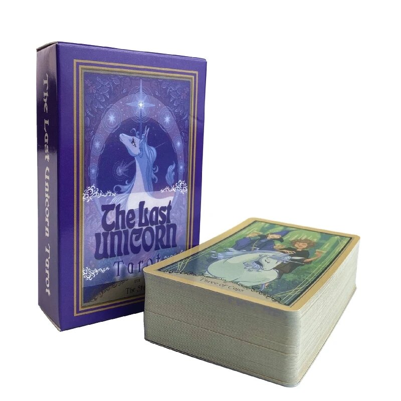 Карты Таро «Последний единорог» 78-колода Oracle English Visions Divination Edition Borad Playing Games