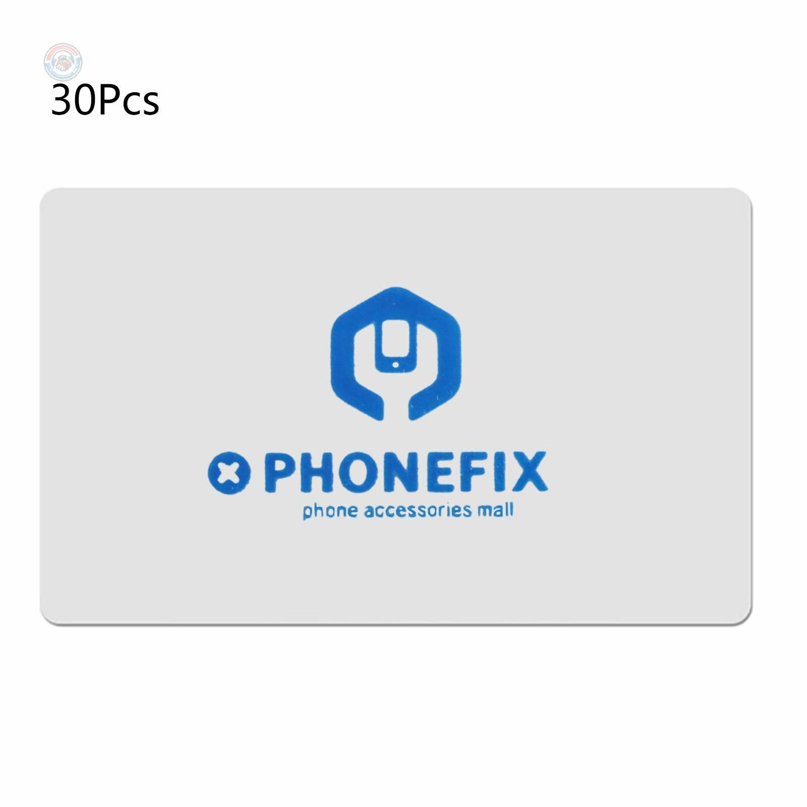 Пластиковые карты для разборки телефона 30 шт универсальный инструмент для ремонта смартфонов и планшетов открытие корпуса нанесение термопасты