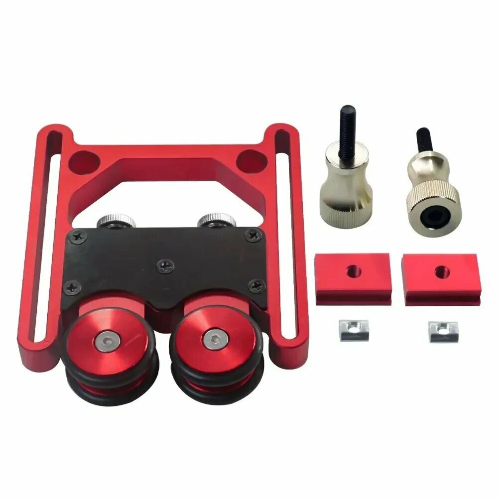 Односторонние колеса, направляющие для нарезки заготовок, регулируемые роликовые направляющие с фиксатором перьев, Предохранительный нажимной инструмент