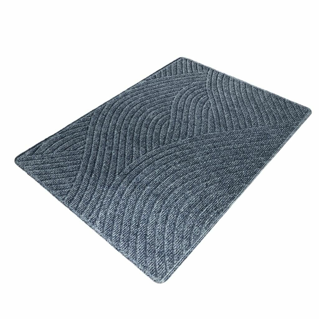 Нескользящий самоклеящийся коврик для домашней входной двери-темно-серый