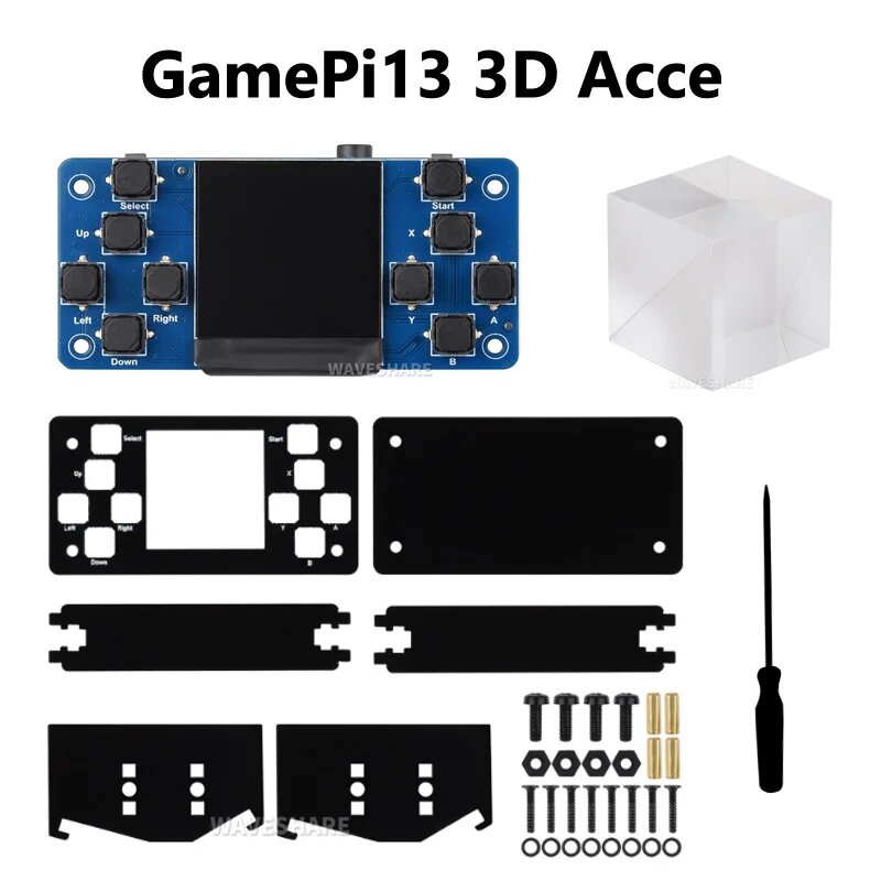 Waveshare 1,3-дюймовый ЖК-экран для Raspberry Pi Zero 2W 1.3inch LCD 3D Acce