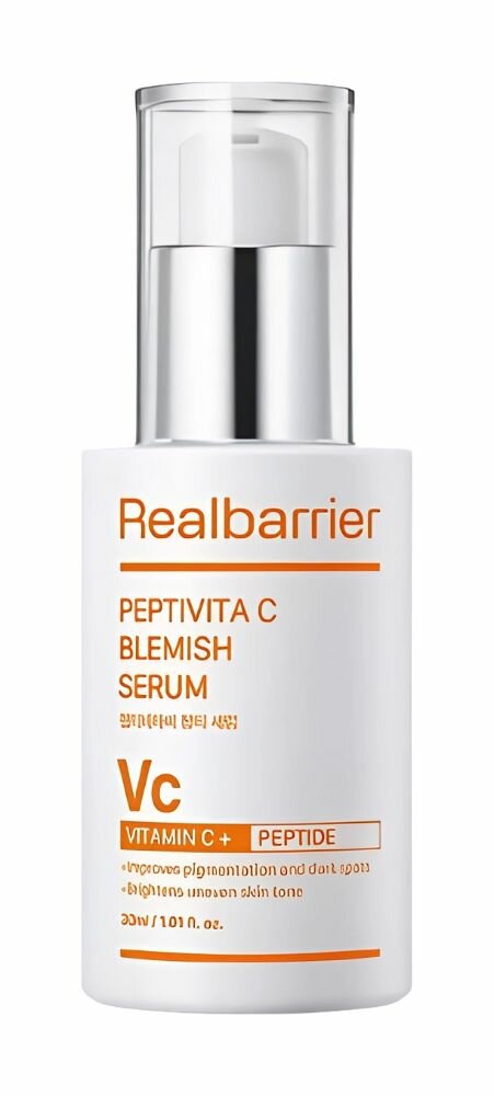 Сыворотка от пигментации с пептидами Realbarrier Peptivita C Blemish Serum, 30 мл