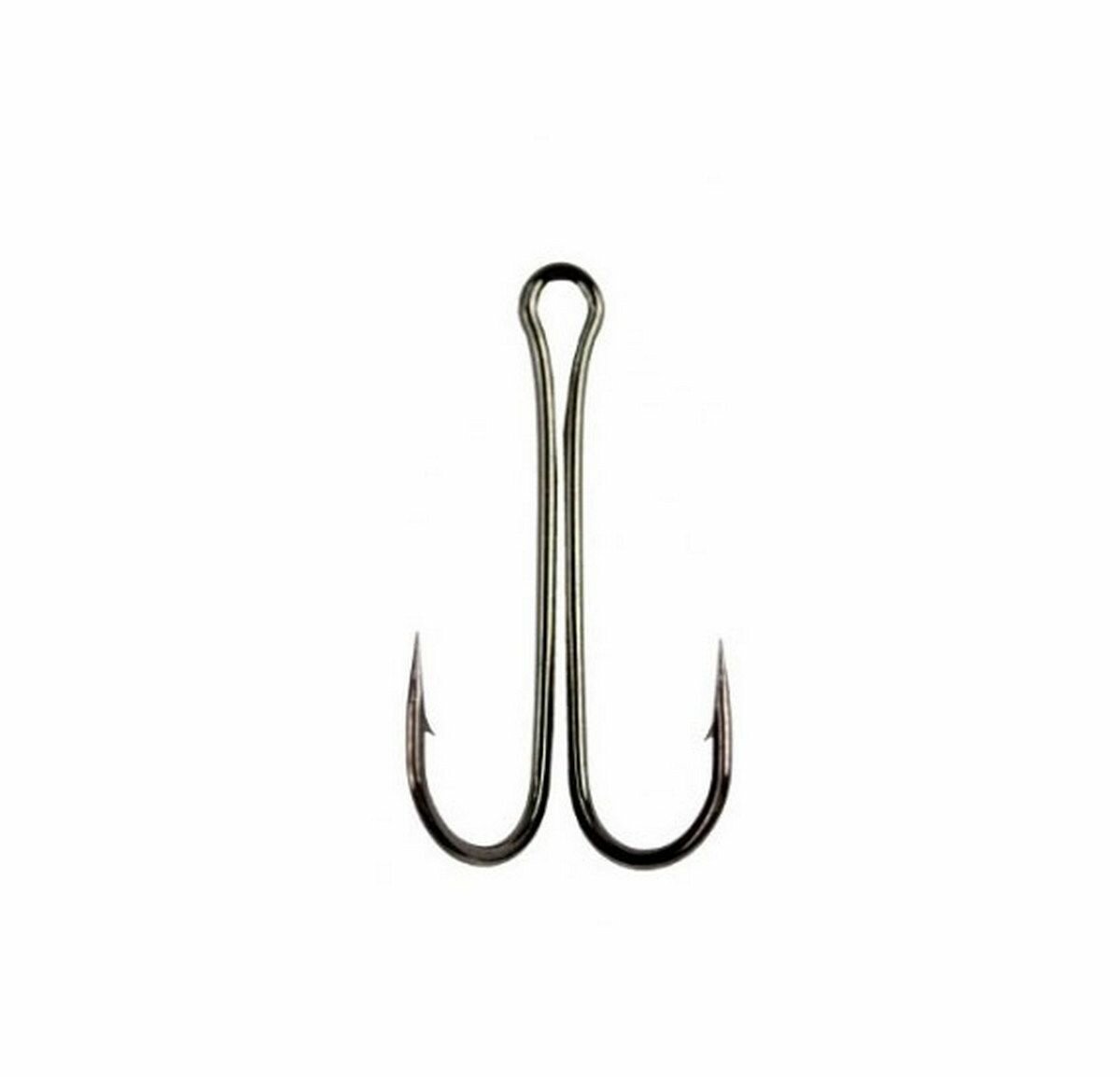 Крючок двойной (двойник) SAIKYO A-LONG DOUBLE HOOK (Размер # 6; 1шт Black Nickel)