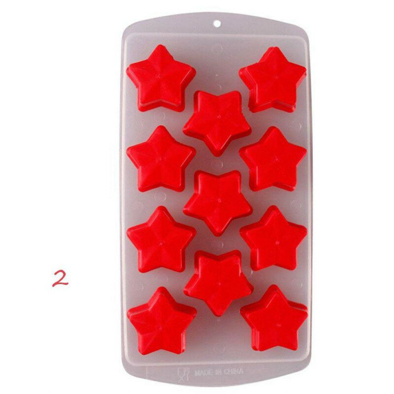 Многофункциональный силиконовый ледогенератор бренд звезда форма 11 фруктов для освежающих напитков