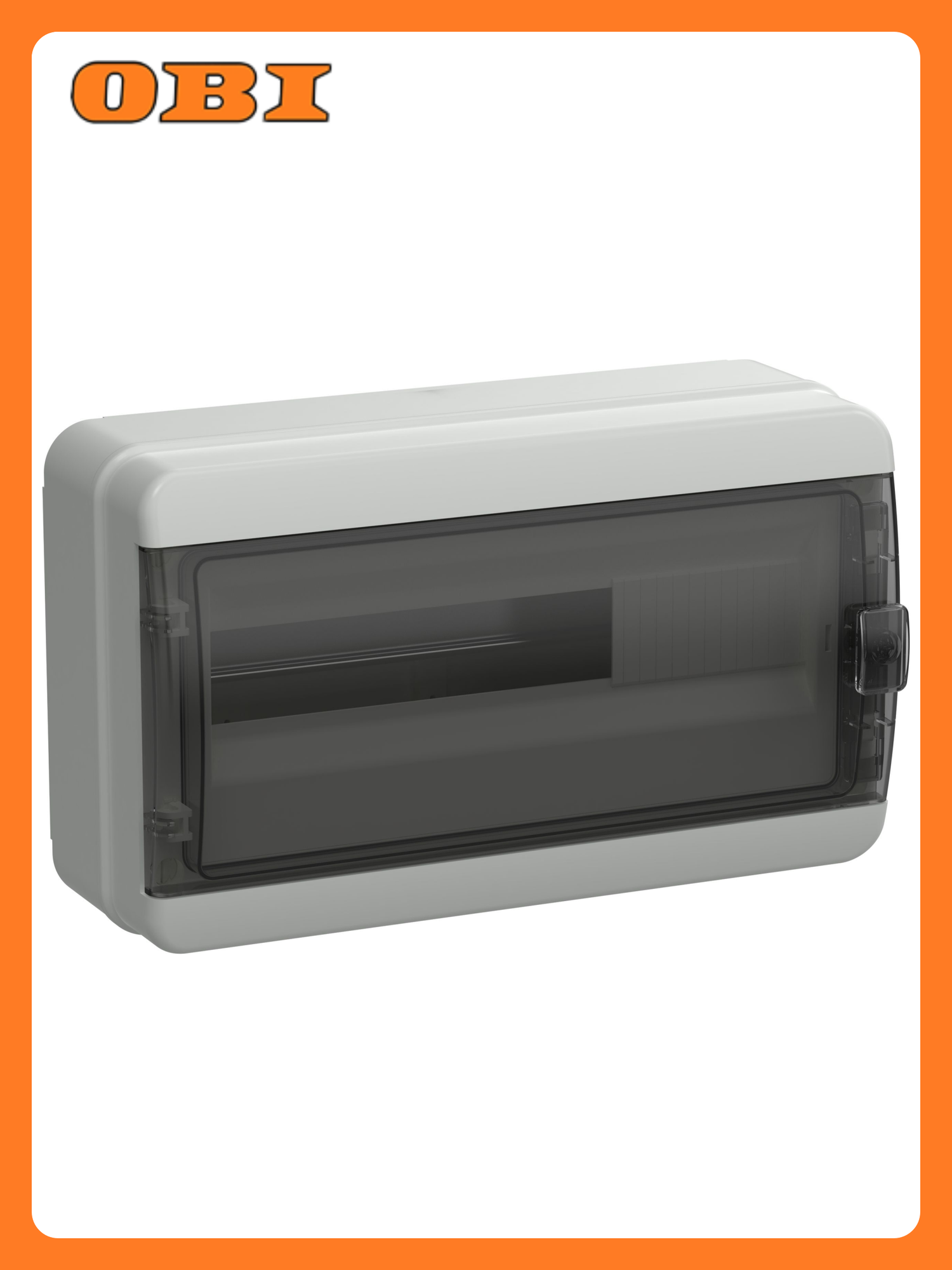 Корпус пластиковый IEK TEKFOR КМПн-18 IP65 черный прозр. дверь