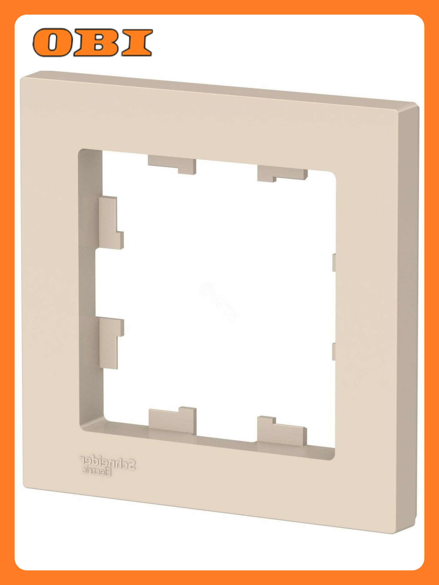 Рамка Schneider Electric ATN000201, для скрытого монтажа, бежевая