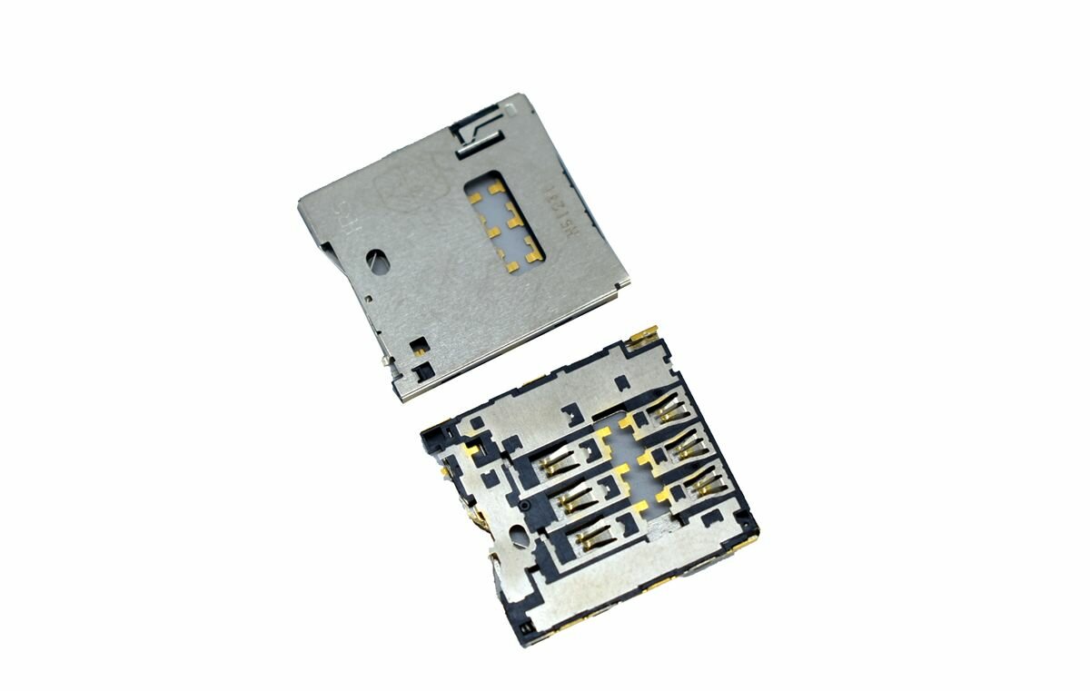 Коннектор SIM-карты (сим), mmc коннектор для ASUS Zenfone 2 (S126)