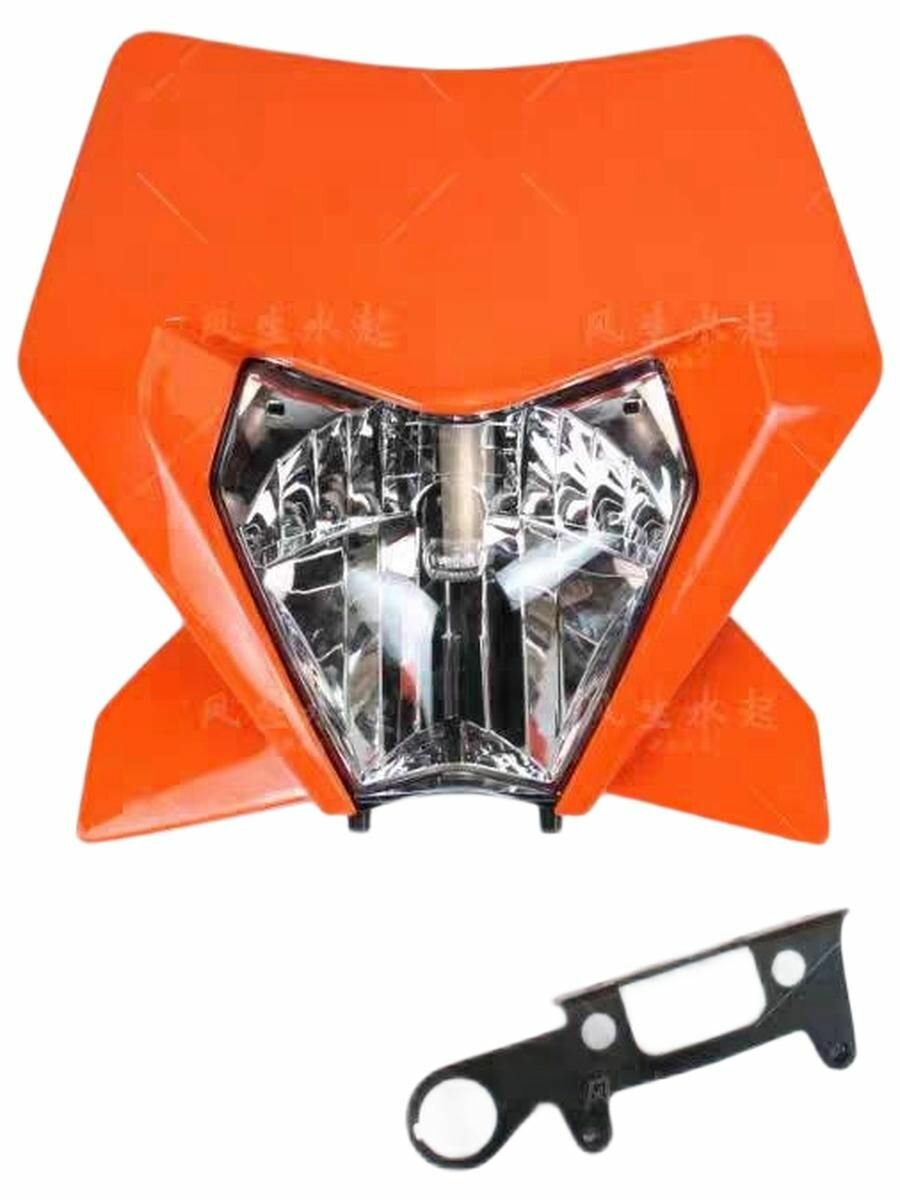 Светодиодная фара + крепление для эндуро мотоцикла Hengjian S7 тип KTM