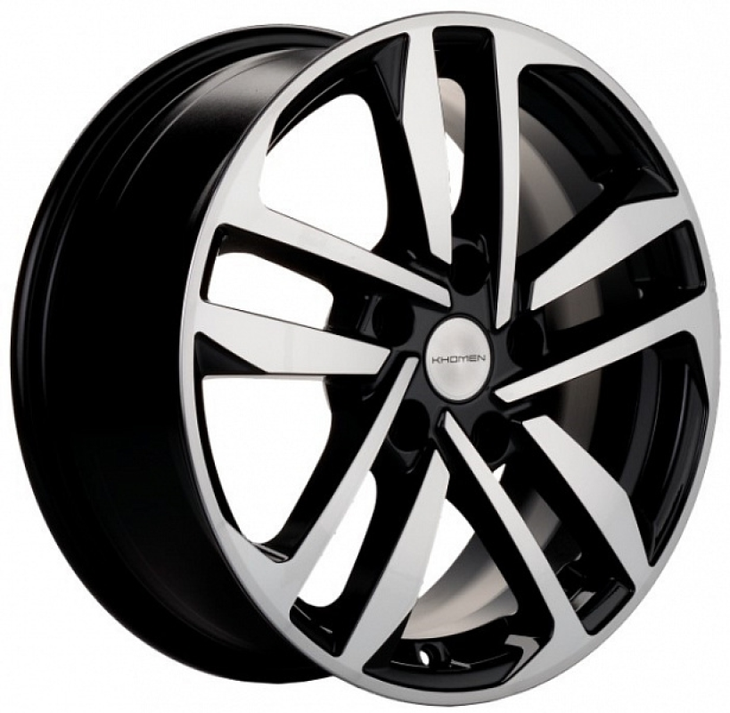 Диск колесный Khomen Wheels KHW1712 (Qashqai) 7,0x17 5x114,3 Dia66.1 ET40 цвет Black-FP