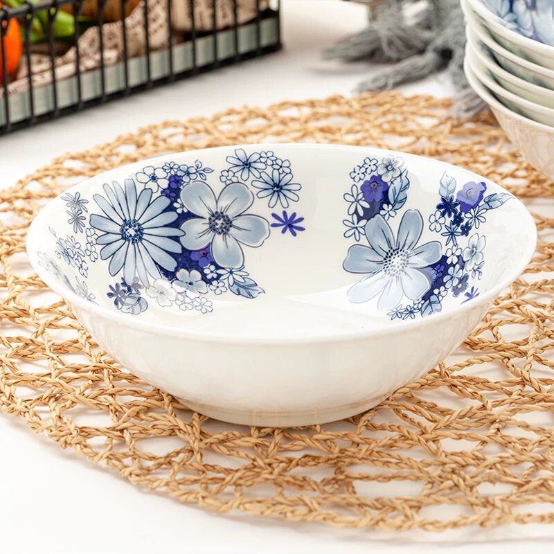 Керамическая миска для риса и супа из тангшанского костяного фарфора, 6inch шт, для домашнего использования,