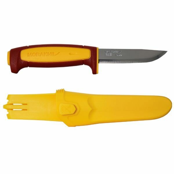 Нож MORAKNIV Basic 511 (C) Yellow/Dala Red, лимитированная серия 2023 г, углеродистая сталь