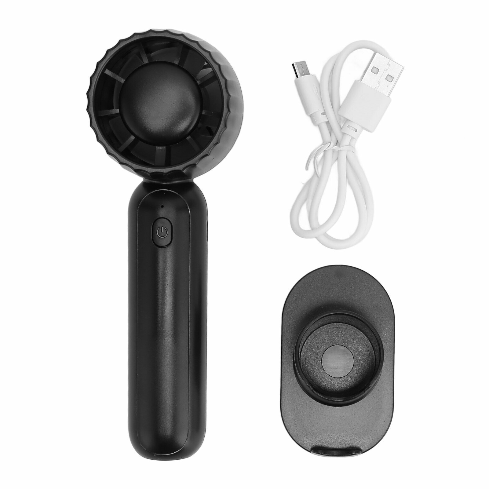 Вентилятор для сушки ресниц портативный USB перезаряжаемый ручной 3-ступенчатый регулируемый мини-вентилятор для наращивания ресниц для маникюра черный