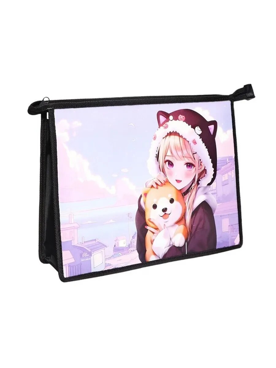 Практичная пластиковая папка для школьных тетрадей