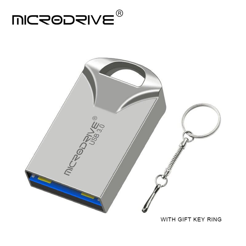 MicroDrive SP016G0216 металлический флэш-накопитель USB 3.0 64 ГБ, серебристый