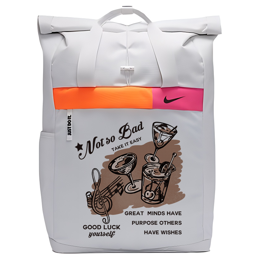 Рюкзак унисекс Nike Polyester Regular, светло-серый