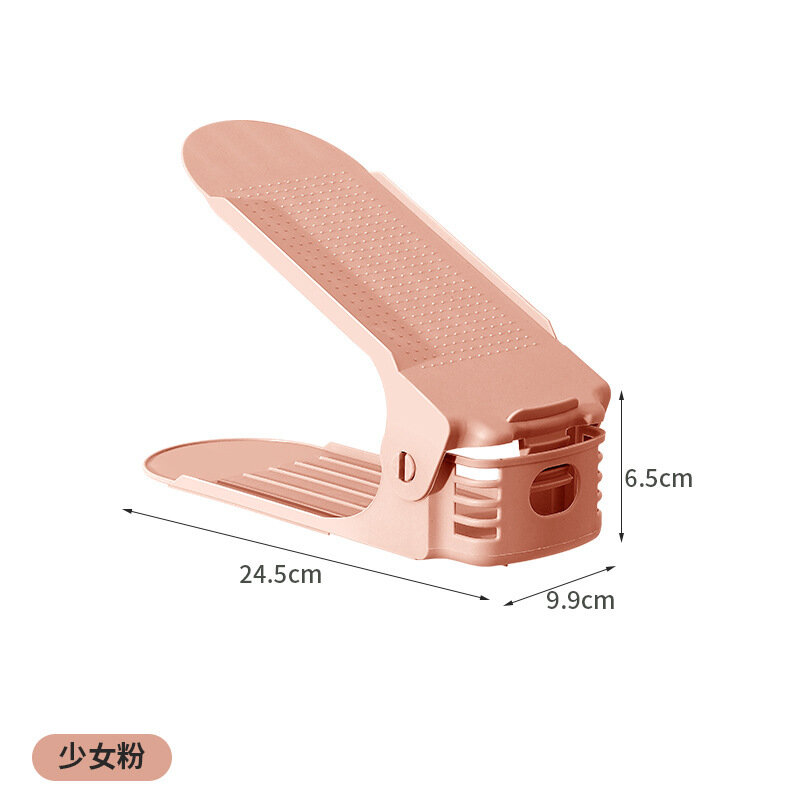 4-уровневый регулируемый утолщенный обувной шкаф, артефакт для хранения обуви, двухъярусная простая обувная полка для дома и общежития