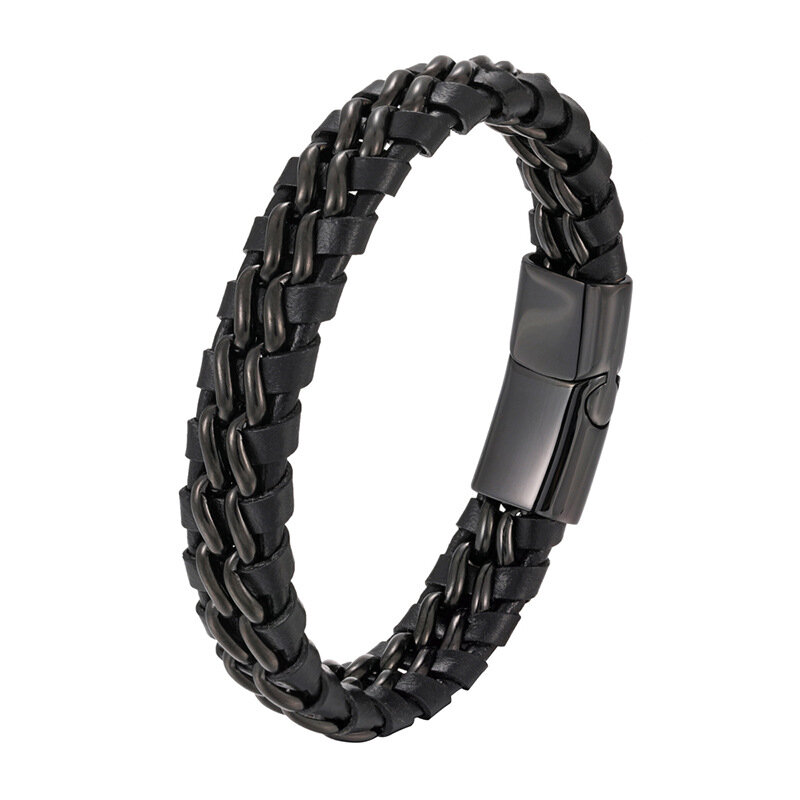 Плетеный браслет, металл