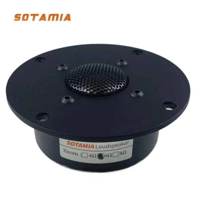 SOTAMIA 1Pcs 4-дюймовый высокочастотный динамик 6 Ом 30 Вт из титановой пленки с высокими частотами, громкоговоритель для домашнего кинотеатра Hifi Music