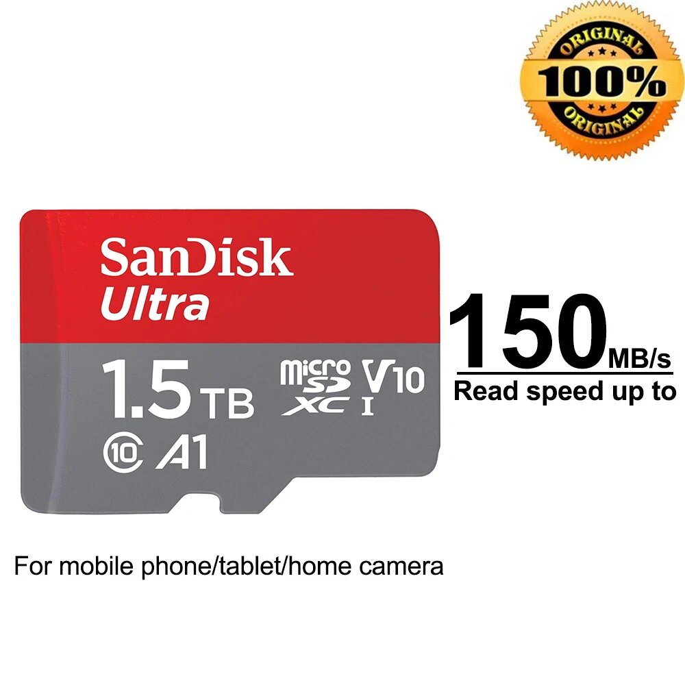 SanDisk Ultra Extreme PRO Micro SD карта памяти 256 ГБ grey card-1.5TB