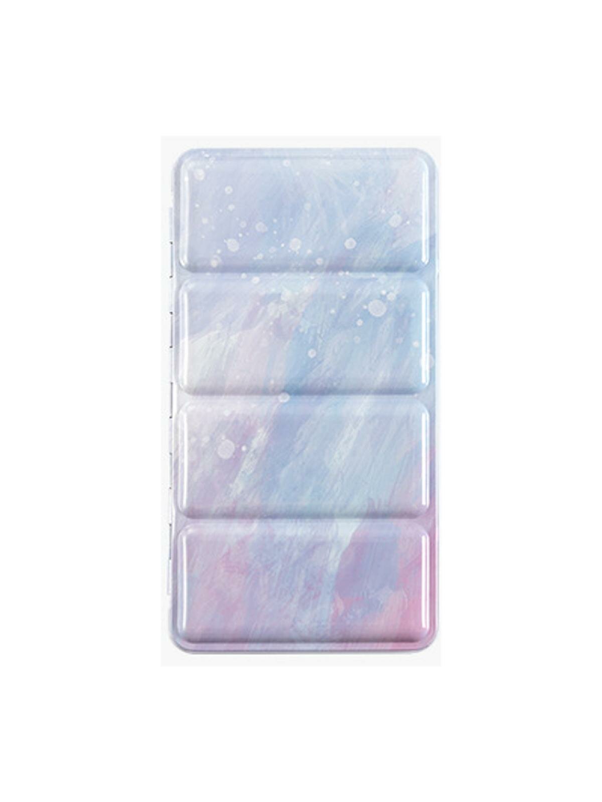 Футляр для акварельных красок с герметичной крышкой Металлическая коробка для акварели Масло Акрил