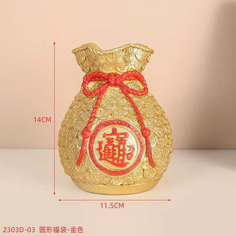 2026 Новейший стиль букета цветов ячменя, декор для винного шкафа в гостиной, украшение, счастливый мешок, ваза, колосья пшеницы, открытие магазина, благоприятный символ