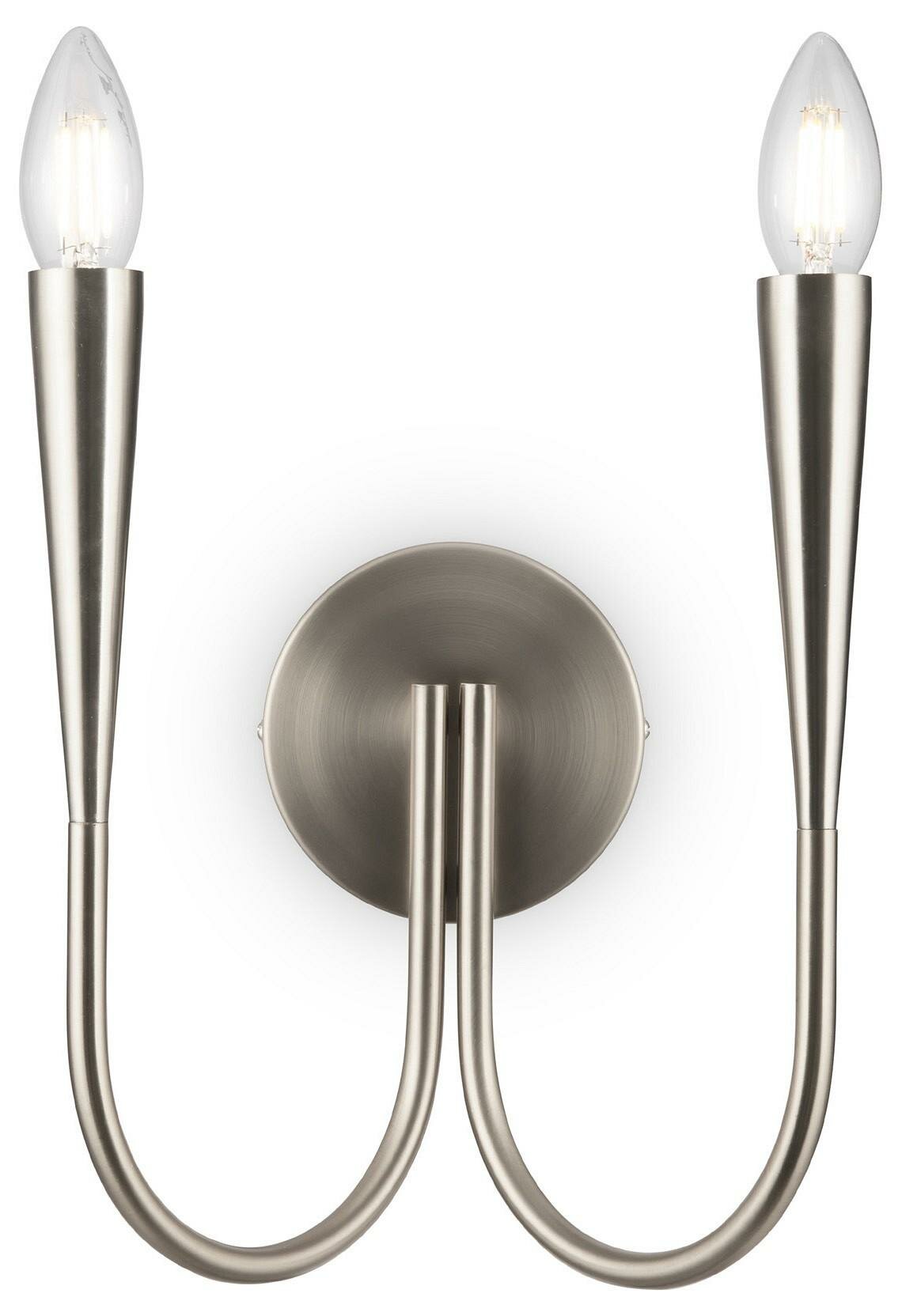 Бра Freya Branches FR5253WL-02N цвет никель На монтажной пластине Модерн