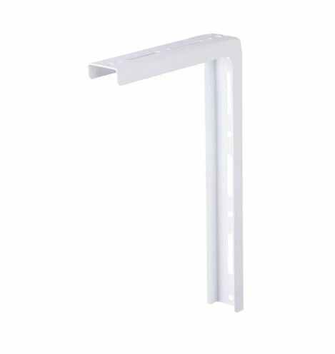 Кронштейн Larvij Modern1 15x25 см сталь нагрузка до 40 кг цвет белый