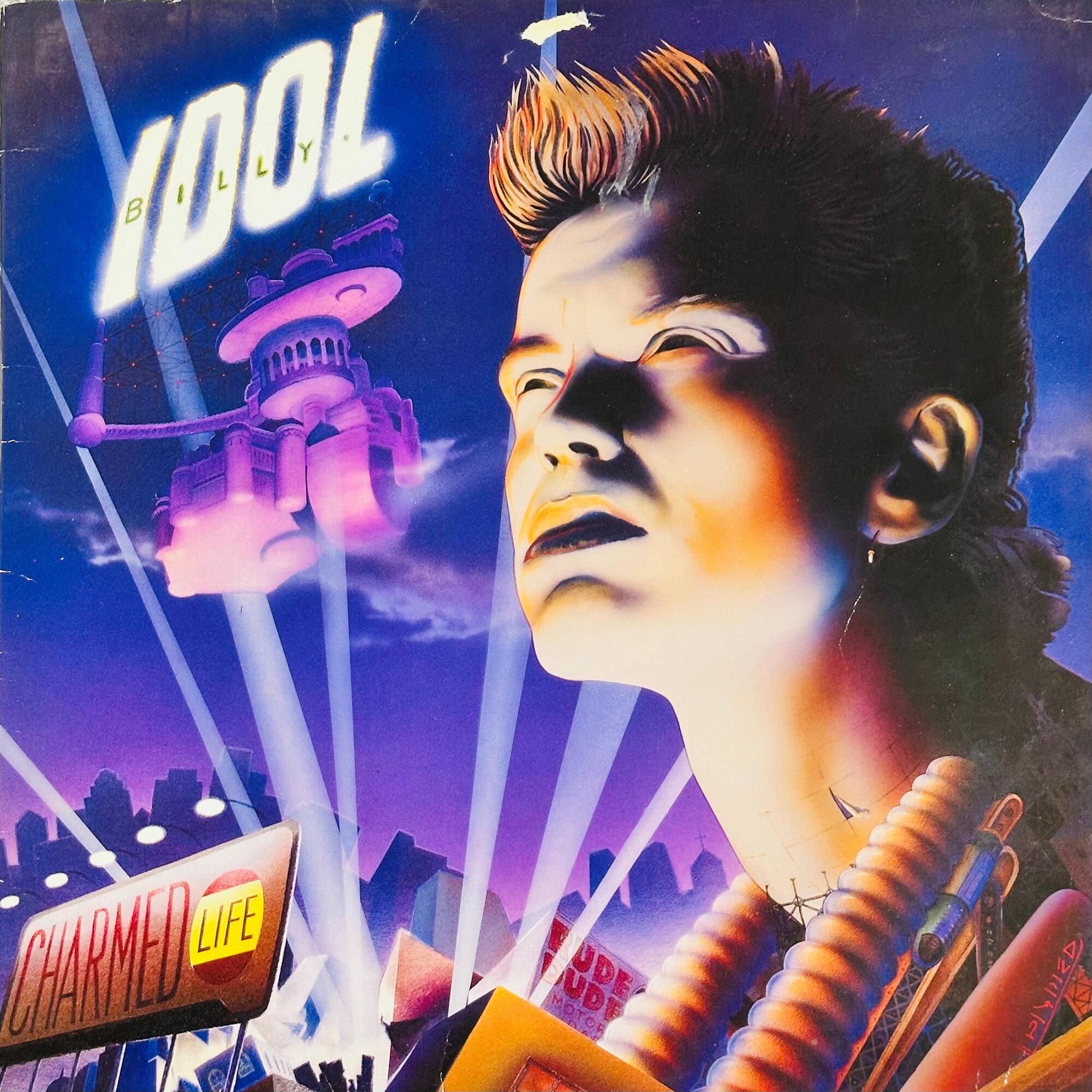 Billy Idol "Charmed Life", винил LP12" 1990 Sweden