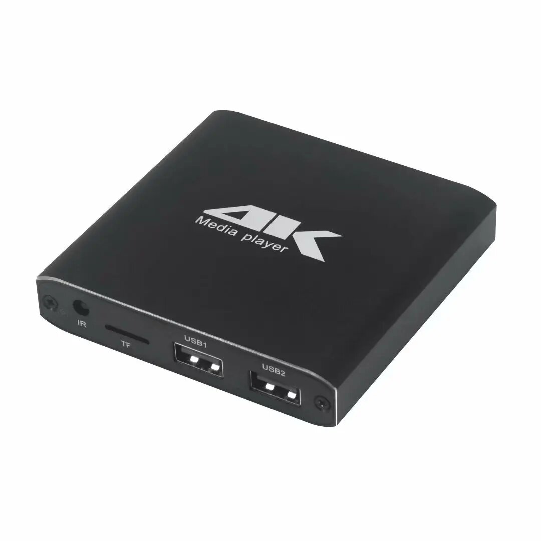 Рекламный Мини-плеер 4K H.265, медиаплеер с поддержкой карт Micro SD и TF, USB-накопитель 1080P, автовоспроизведение, Full HD, мультимедийный проигрыватель HDD