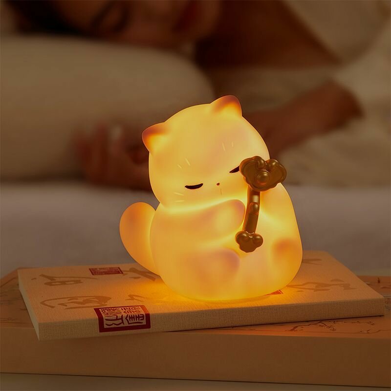 Ночник Ruyi Cat Night Light Cat pat Light Прикроватный атмосферный свет в спальне