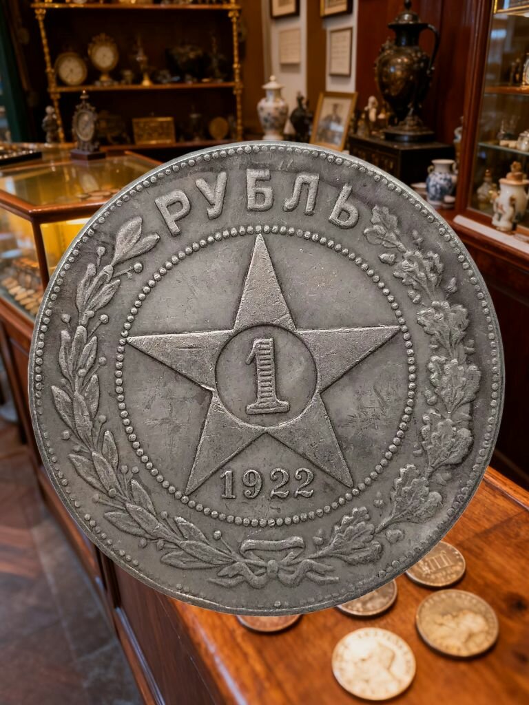 Монеты/Российская памятная монета 1 рубль