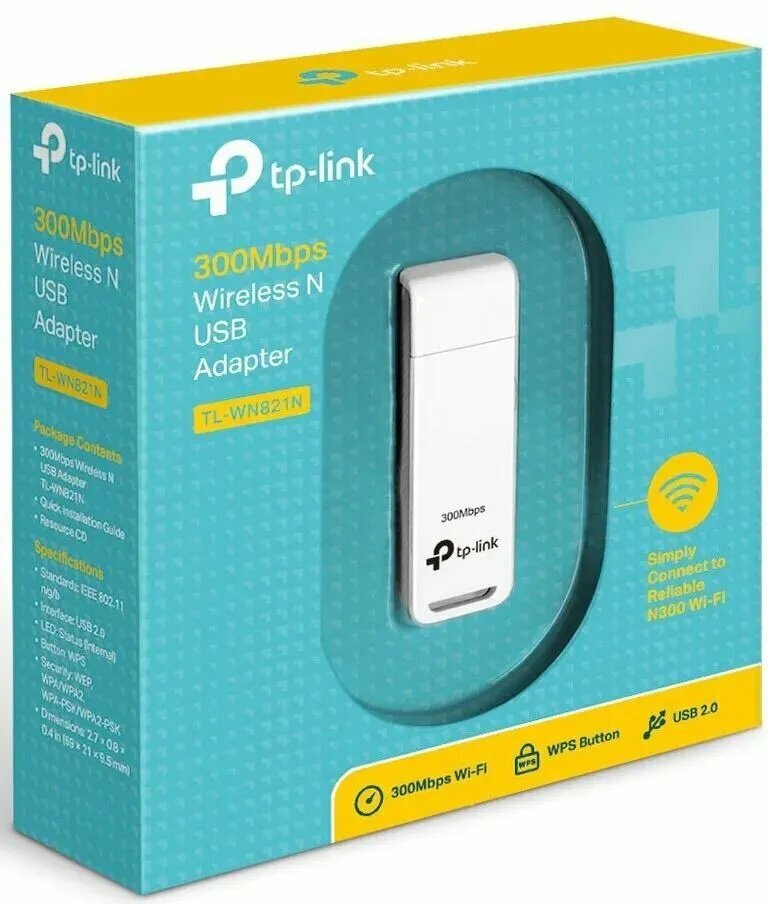 TP-Link Wi-Fi-адаптер TL-WN821N