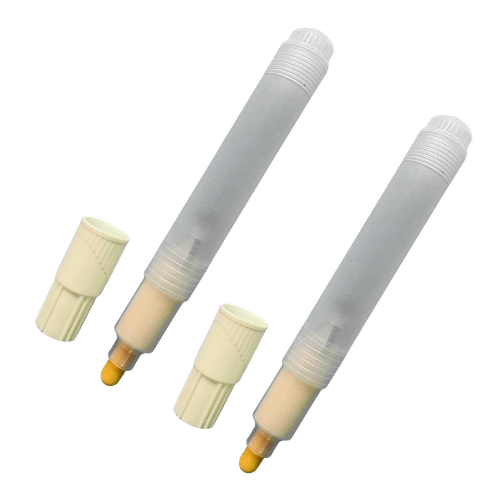 2 шт Пустой маркер с плоским или круглым наконечником перезаправляемый для рисования